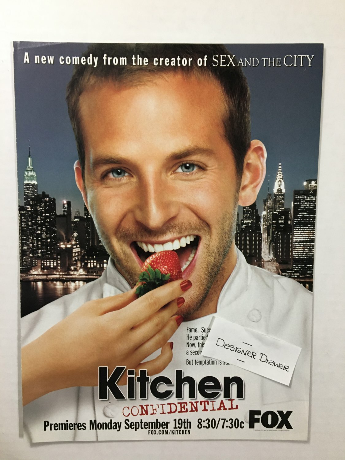 Bradley Cooper For 2005 Kitchen Confidential TV Show Fox Promo Print Ad ...