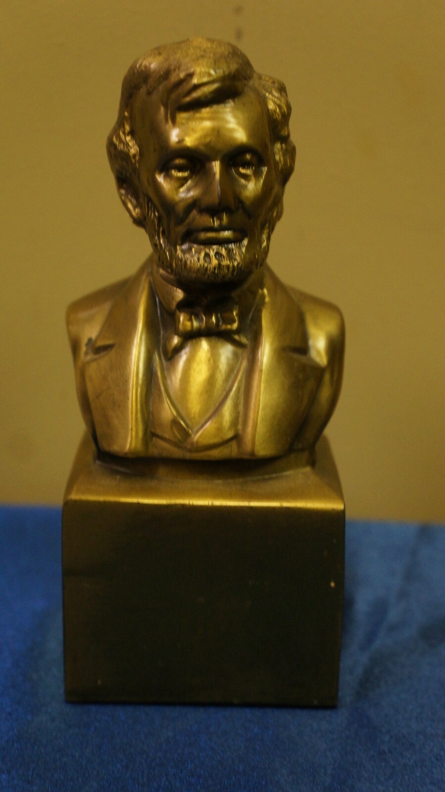 Vintage Abraham Lincoln Bust - Heavy Bronze - UNMARKED NO 26B 6.5 ...
