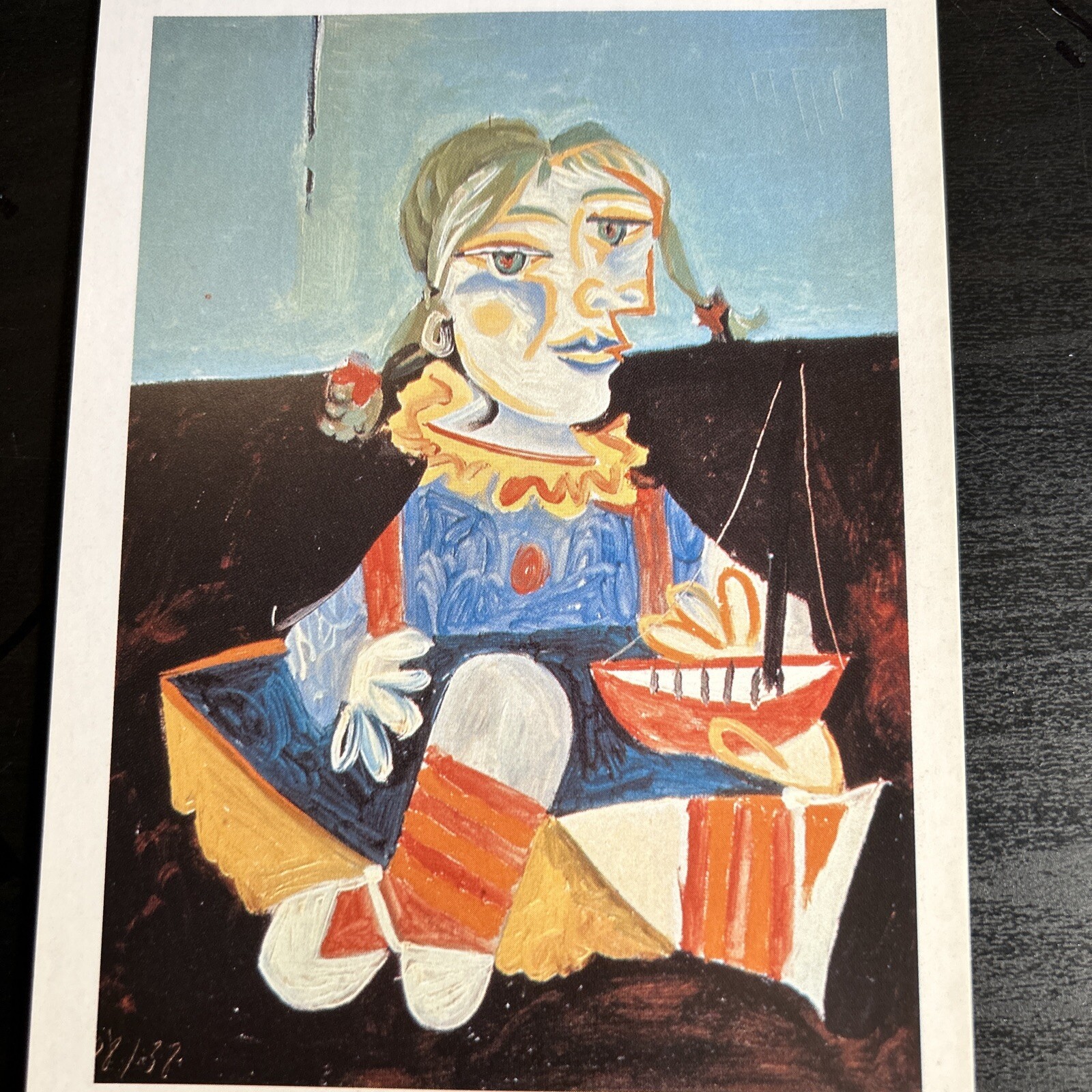 Postcard PICASSO Art Postcard 1988 Unposted Collectible - Little Girl ...