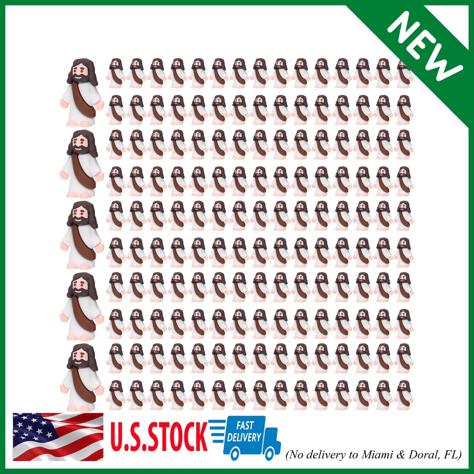 200 Pack Mini Jesus Figurines Bulk Tiny Jesus Toys Little Jesus Figures ...