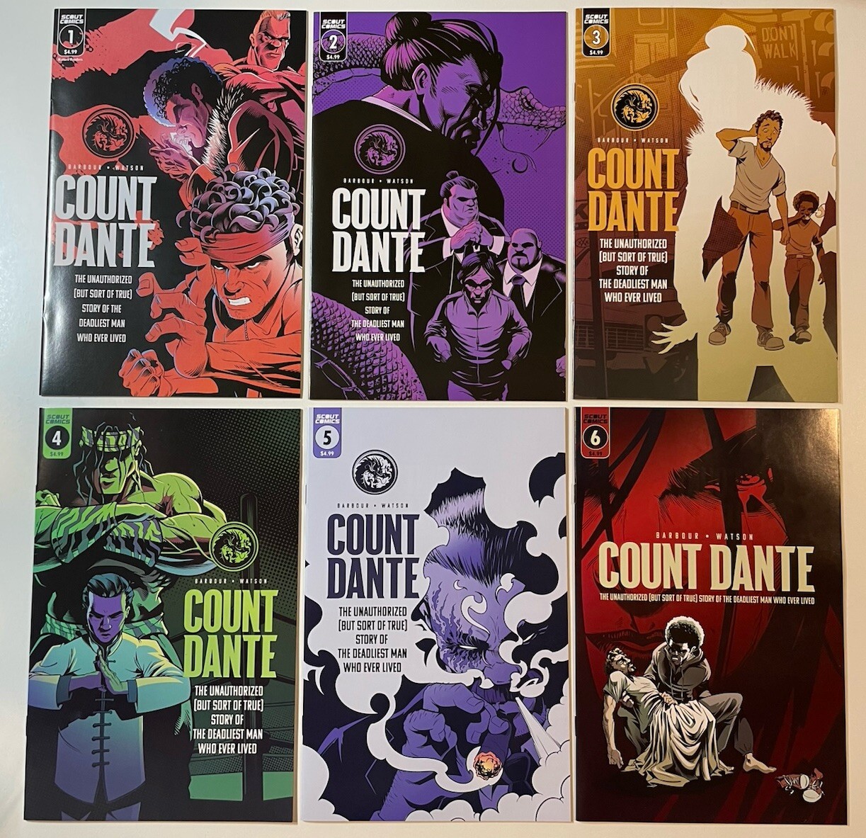 Count Dante 1-6 (from the artist) - Complete Series - (Scout Comics ...