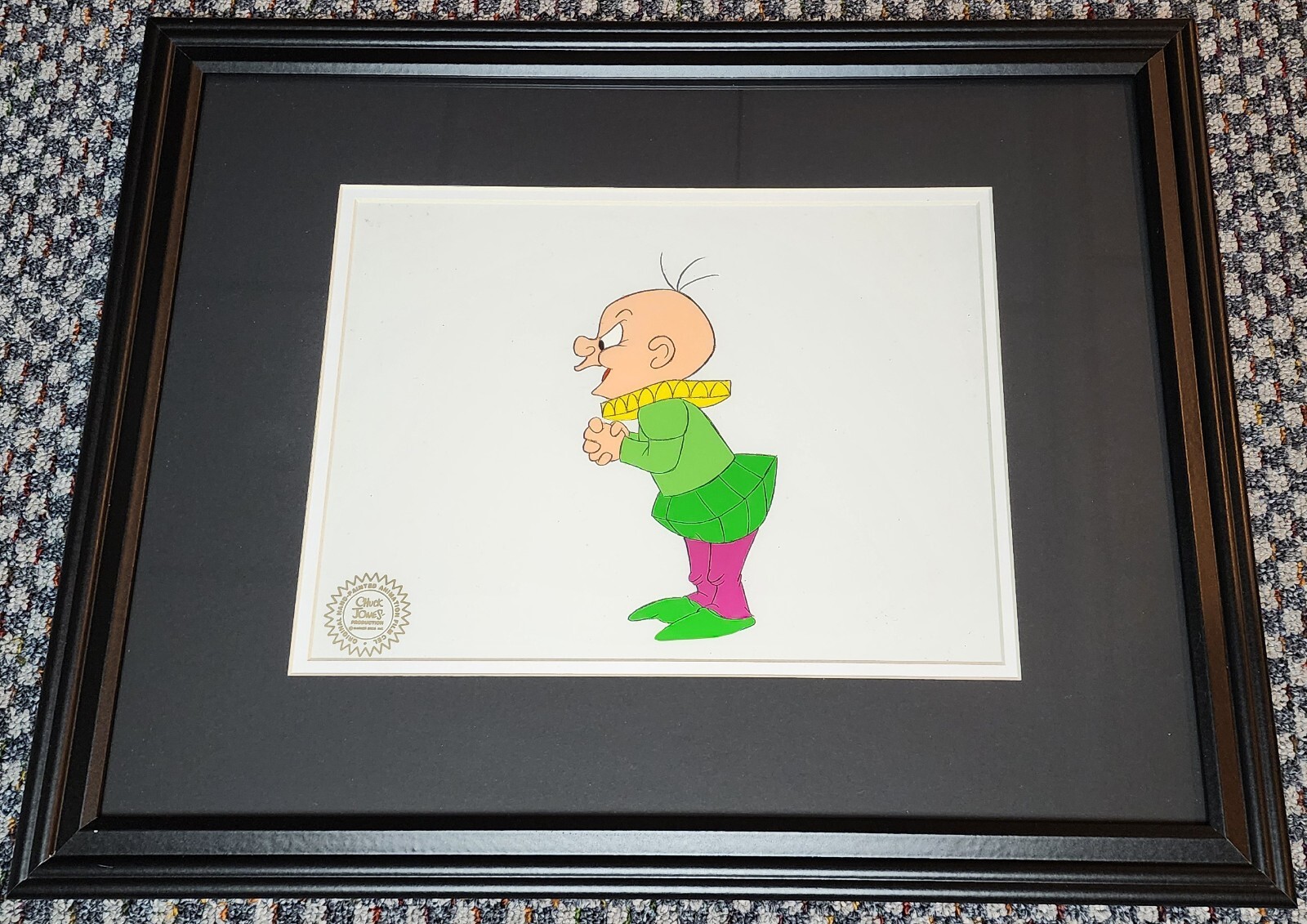 WB ELMER FUDD PRODUCTION ANIMATION CEL FRAMED - CHUCK JONES ERA for ...