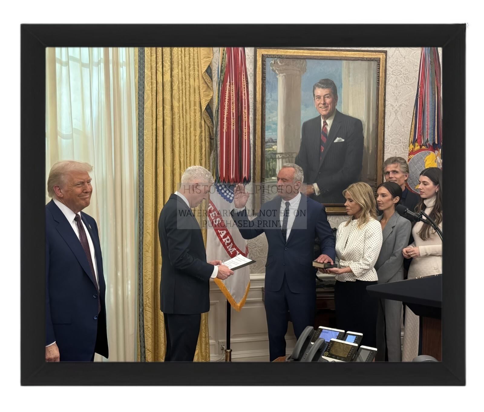 ROBERT F. KENNEDY RFK JR SWORN IN AS SECRETARY OF HEALTH TRUMP 8X10 ...