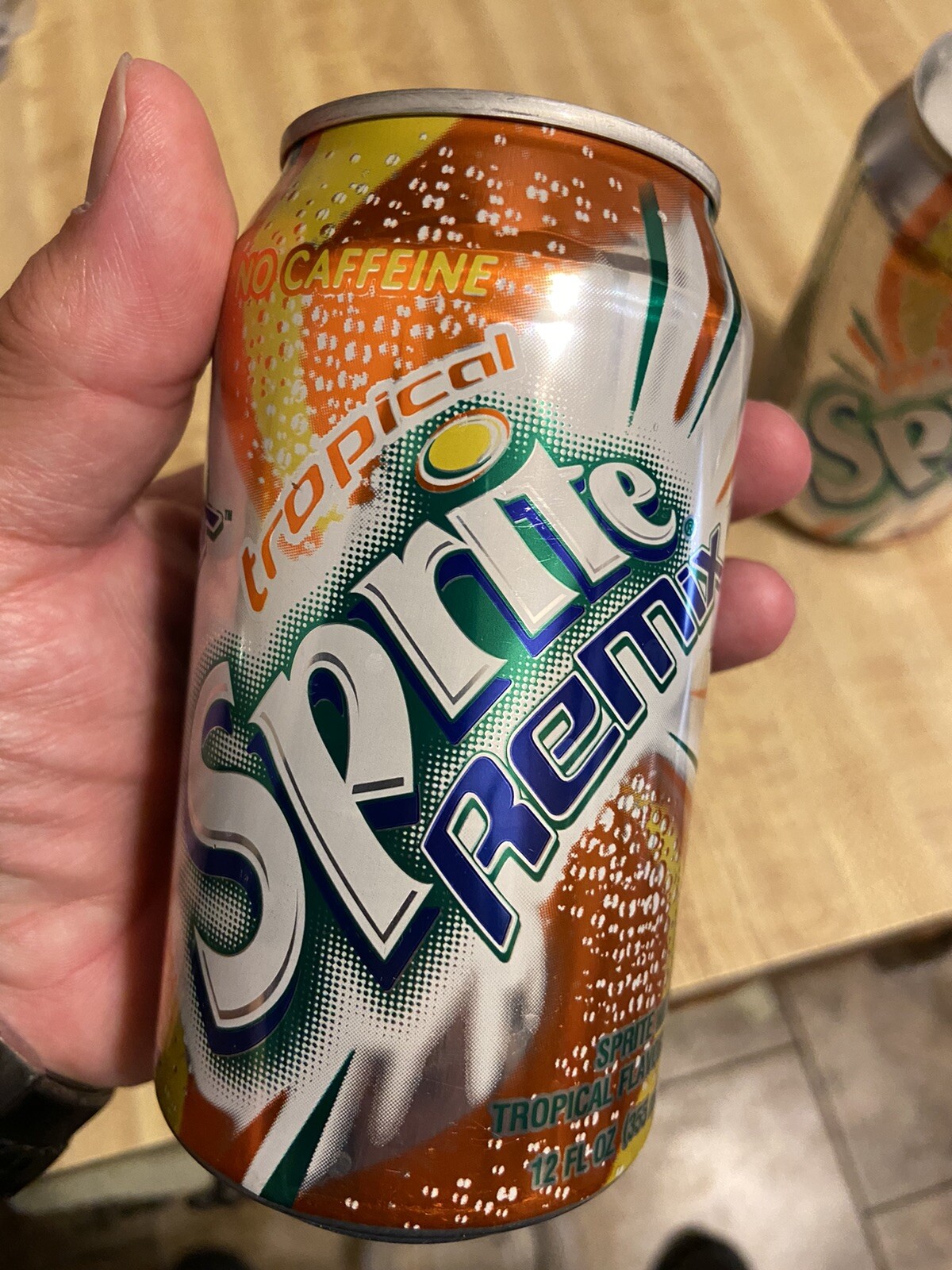 Sprite Remix Tropical Can Empty 7-Up Slice Coke Pepsi Crystal Blue ...