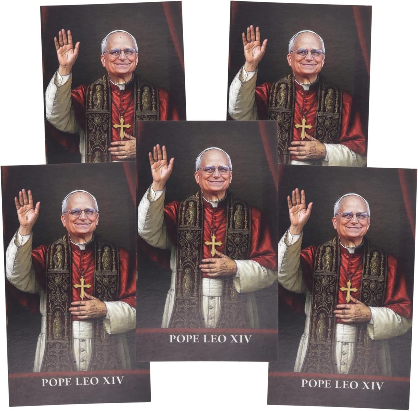 Pope Leo XIV Holy Cards, 2x4\", Catholic Prayer Set, Pack of 5 for Sale ...