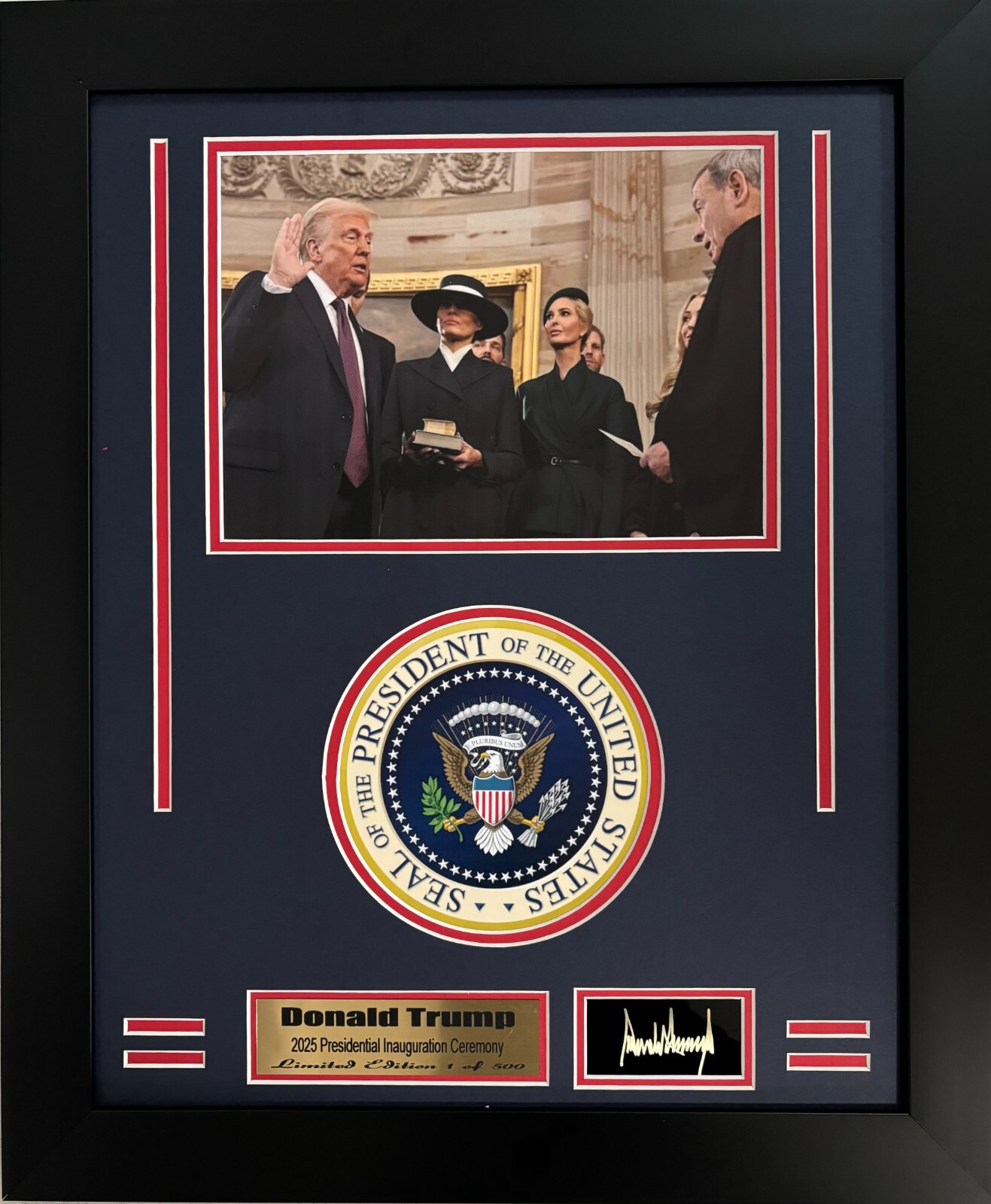 Donald J. Trump 2025 Presidential Inauguration Limited Edition Frame ...