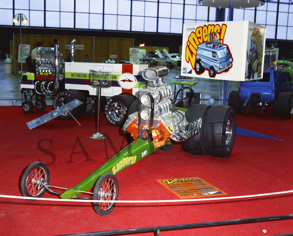 MPC Zingers Super Drag Rail 1972 McCormick Place ICAS Car Show 8\"x 10 ...