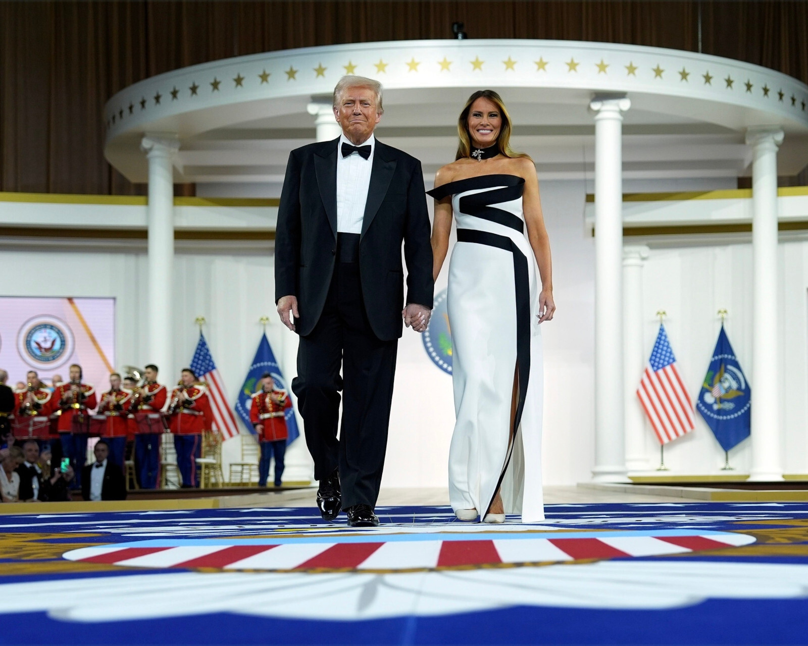 Donald Trump & Melania Trump Inauguration Day Chief Ball 2025 POTUS ...