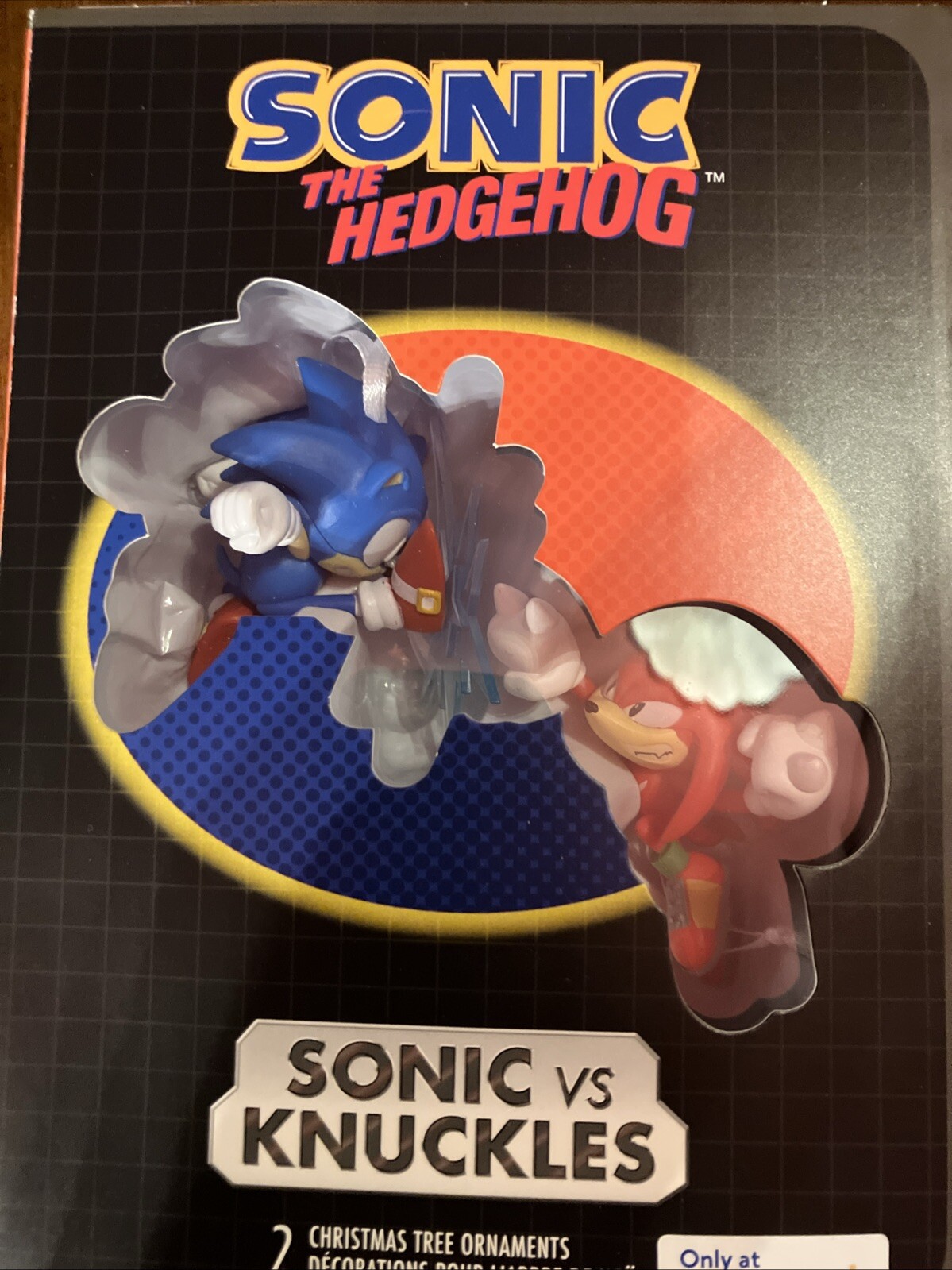 SONIC VS KNUCKLES Sonic the Hedgehog 2024 Hallmark Christmas Ornaments ...