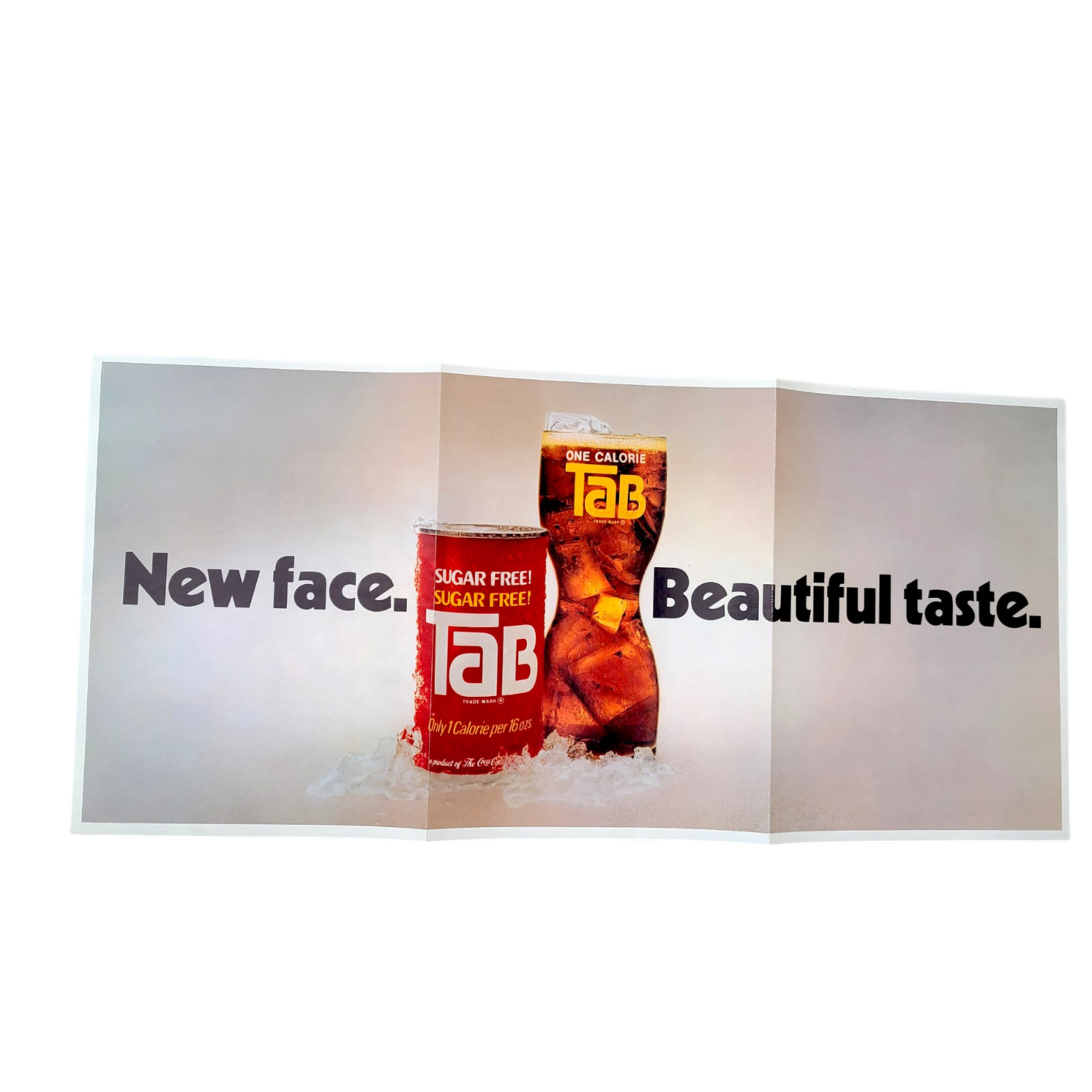 RARE Vintage TAB Soft Drink POSTER 1979 Diet Soda 1970s Cola for Sale ...