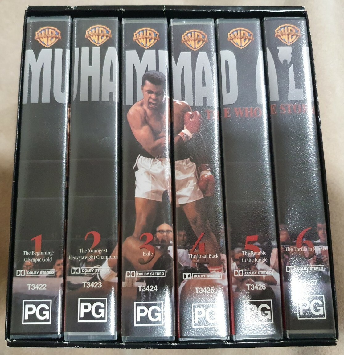 Muhammad Ali: The Whole Story - VHS Warner Bros. Collector Set. (2000) for Sale - Celebrity Cars ...