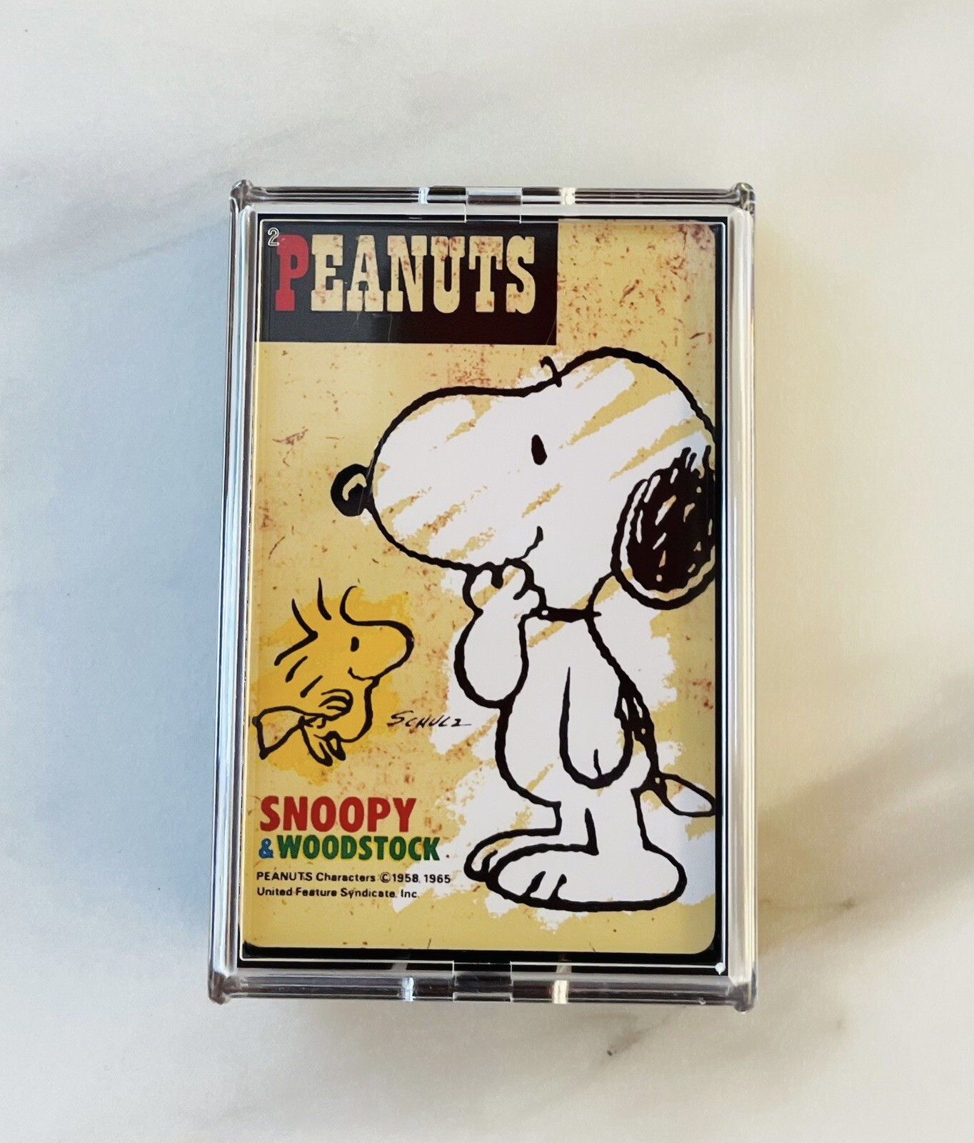 Nintendo Snoopy plastic playing cards Snoopy and Woodstock Peanuts very ...