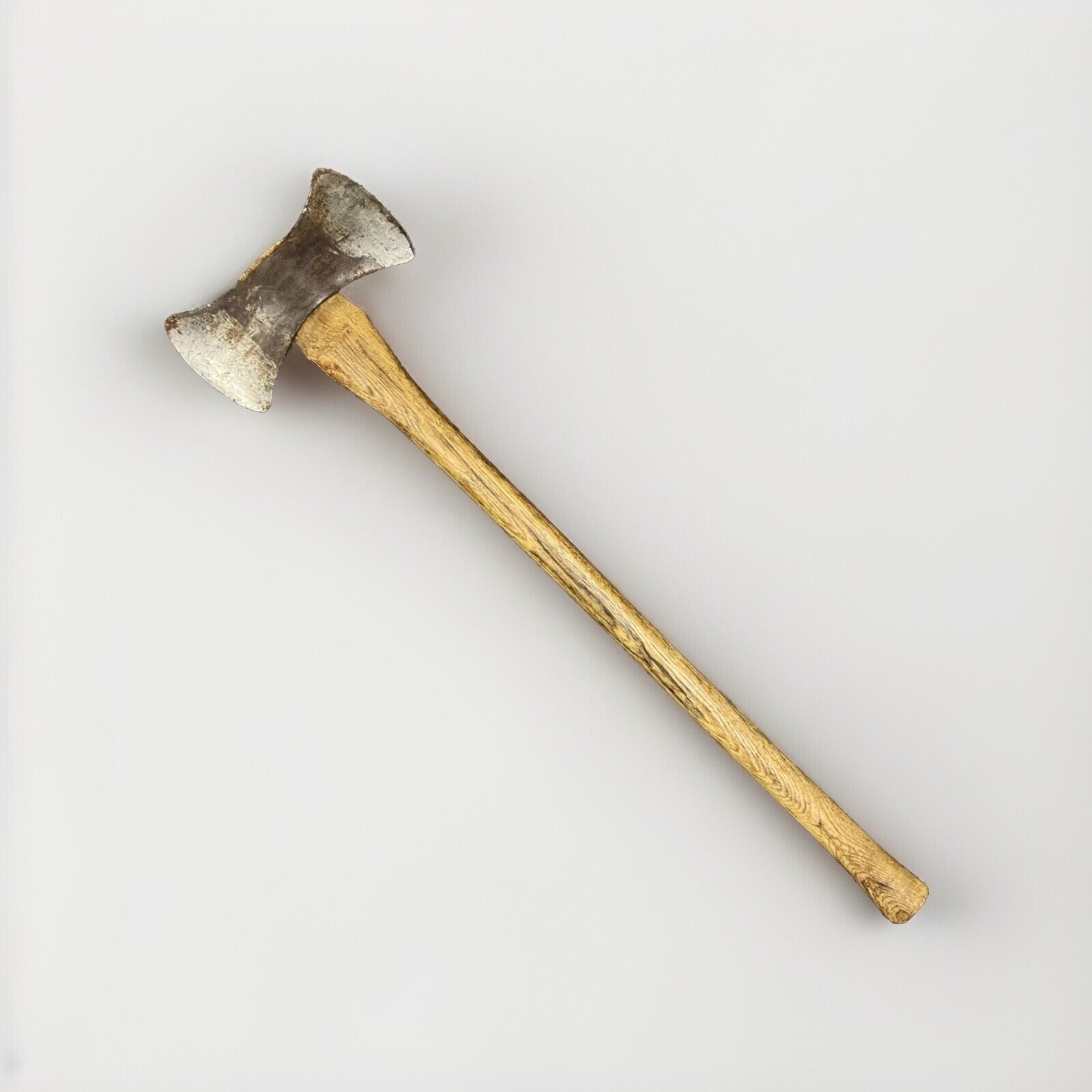 Vintage 1946 SAGER CHEMICAL AXE DOUBLE BIT heavy after ww2 with handle ...