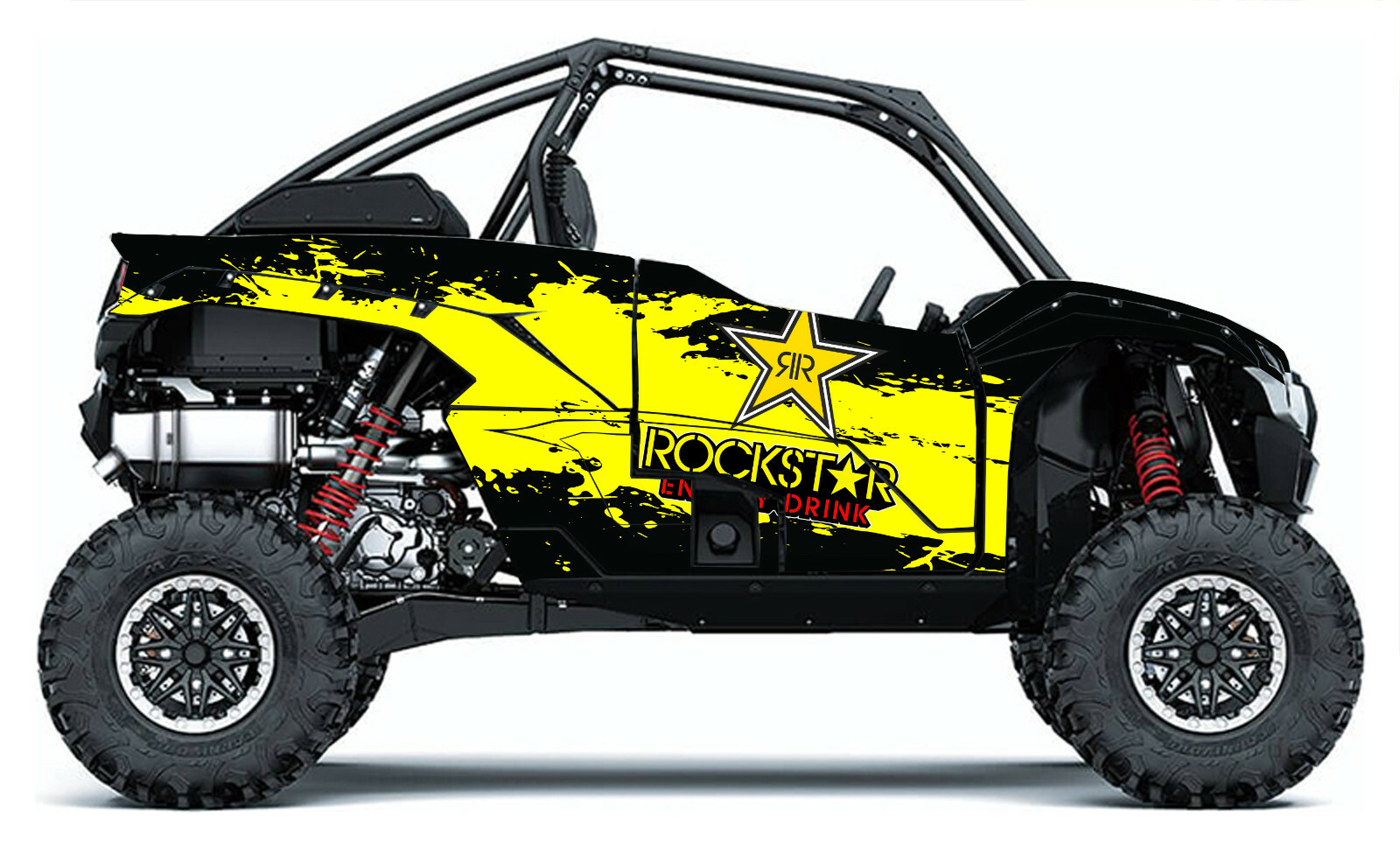 2019+ Kawasaki Teryx KRX 1000 Design Rock Decal Graphic Kit Wraps Star ...