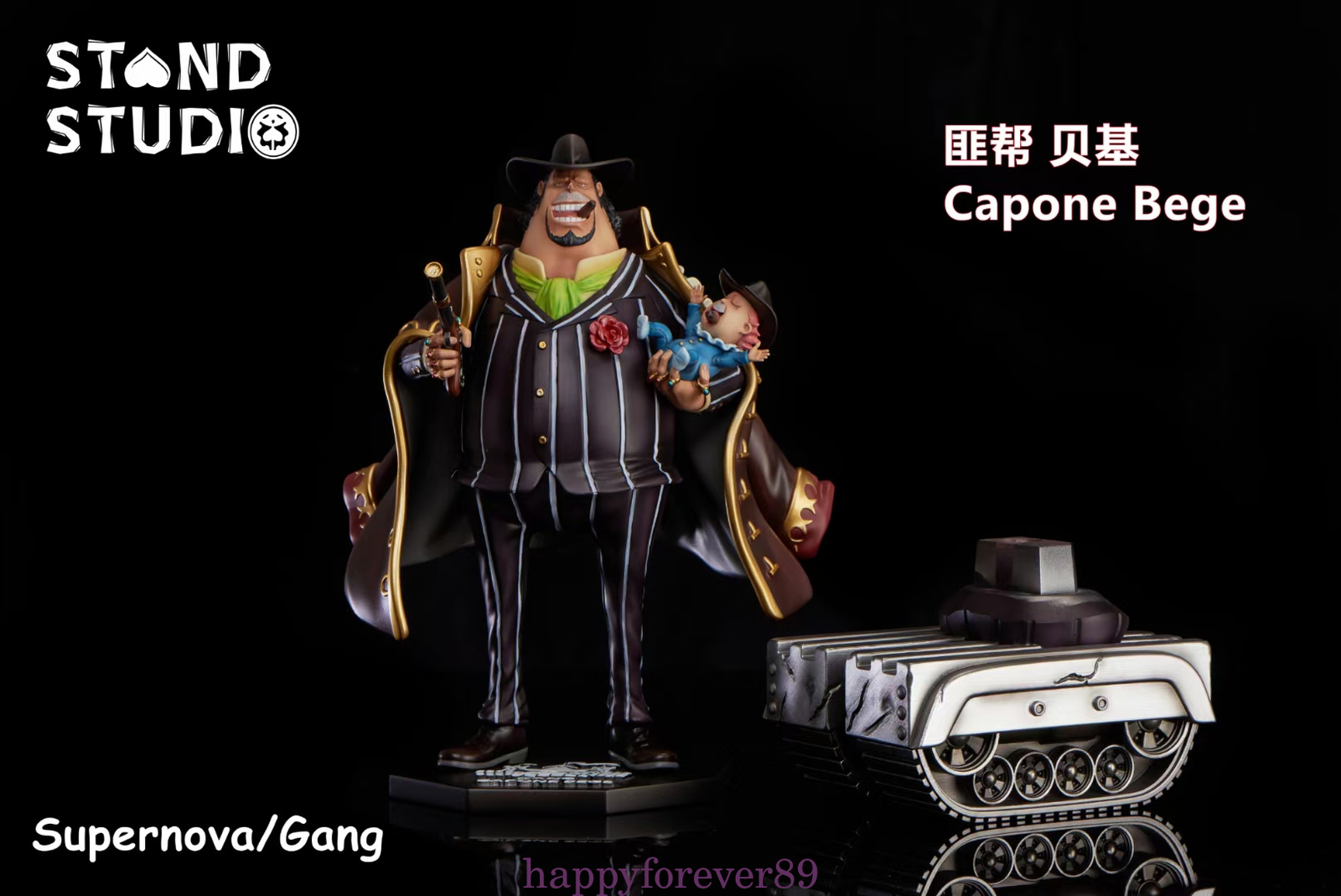 Stand Studio One Piece 1/8 Tank Capone Bege GK Collector Resin Statue ...