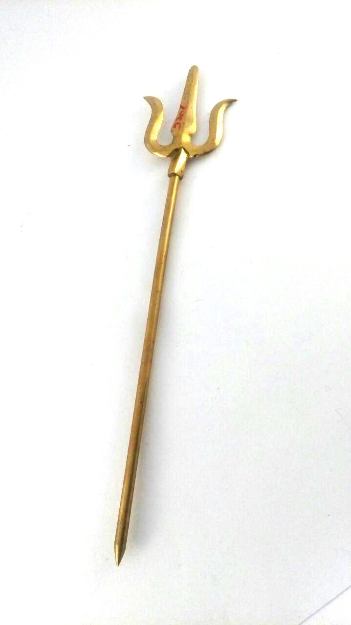 copper Trishul (Trident) of Lord Shiva,mahadev for Home,Temple,decore ...