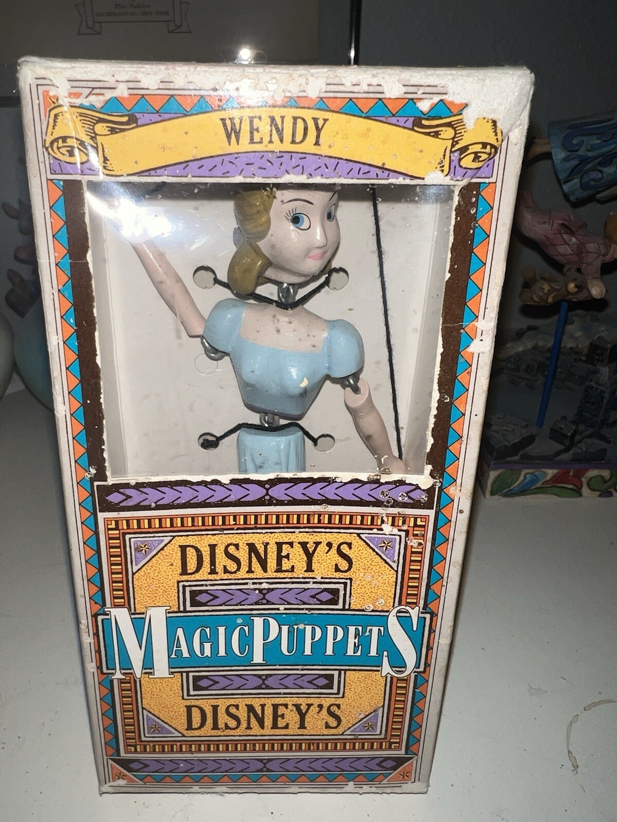 Vintage Disney Magic Puppet Wooden Marionette WENDY (from Peter Pan ...