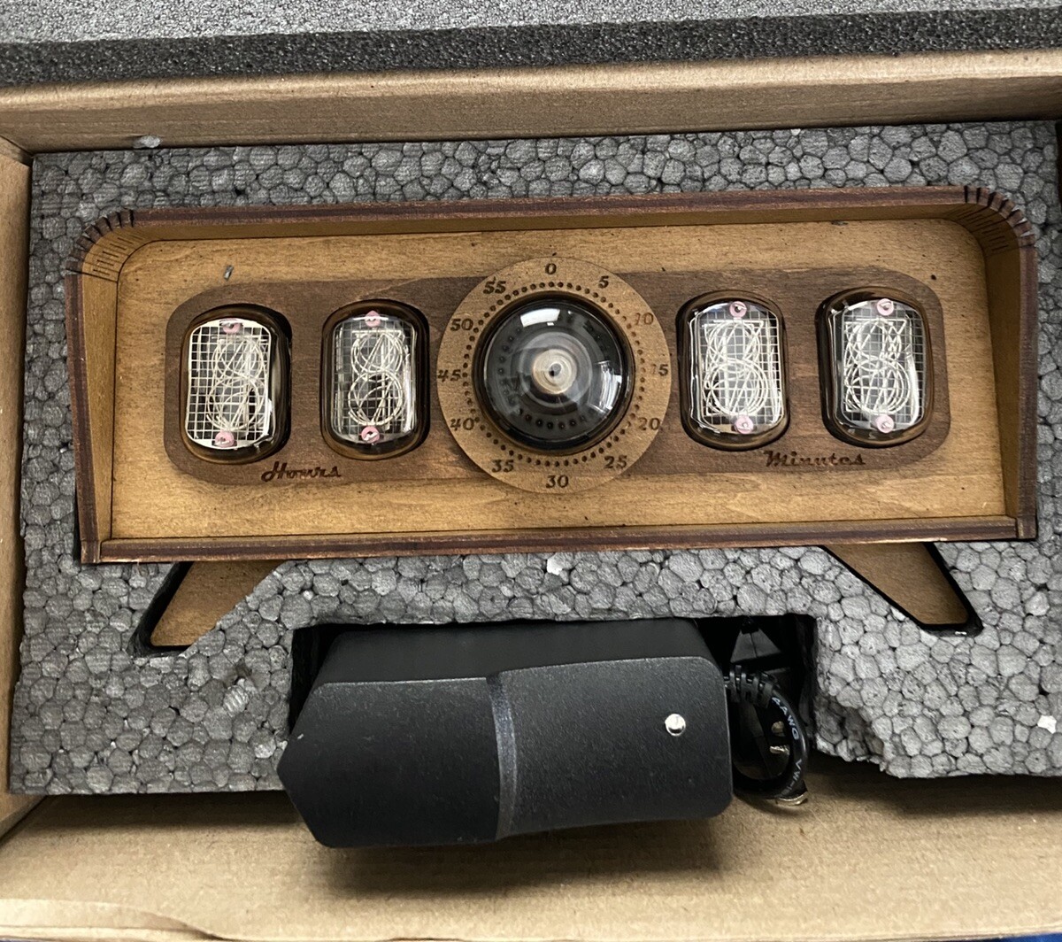 Handmade Nixie Tube Clock Made in Ukraine Vintage Retro Table Clock for ...