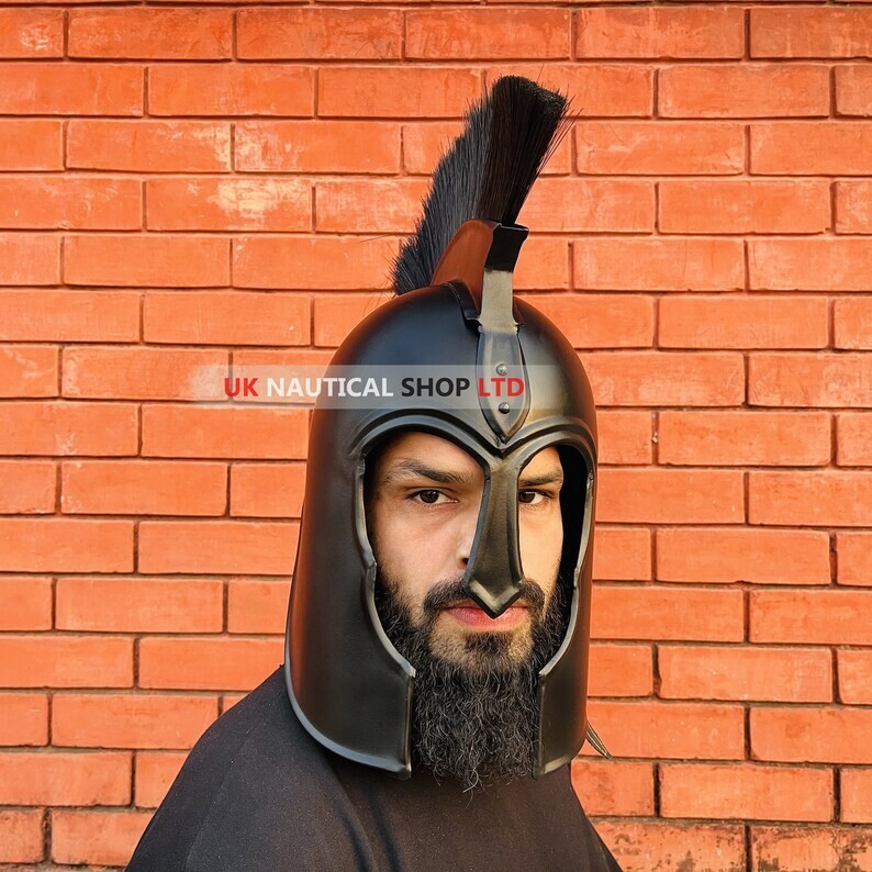 Troy Greek Achille Trojan Helmet, Brad Pitt Troy Helmet, Cosplay Wearable Helmet for Sale ...