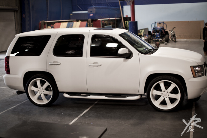 Celebrity Cars BlogRob Dyrdek's Tahoe - Rob Dyrdek's All-White Tahoe ...
