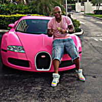 Flo Rida Turns His Bugatti Pink - Celebrity Cars Blog