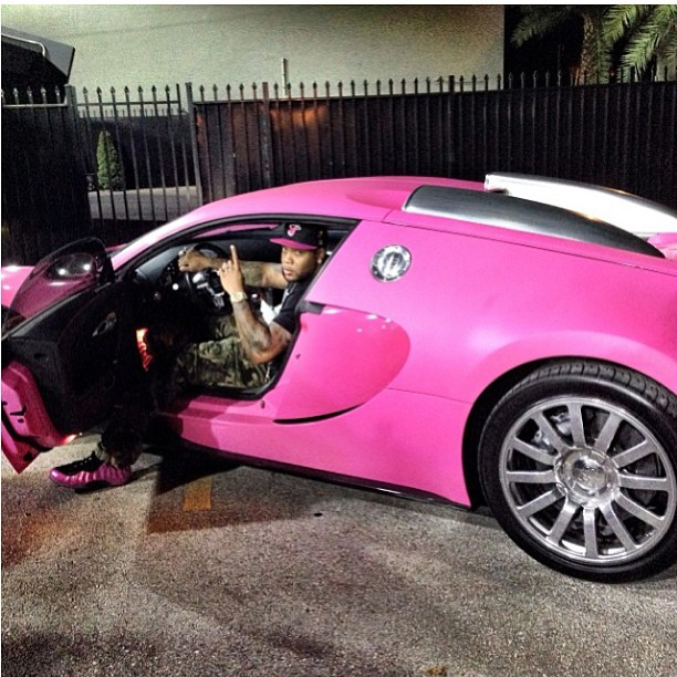 Flo Rida Turns His Bugatti Pink - Celebrity Cars Blog