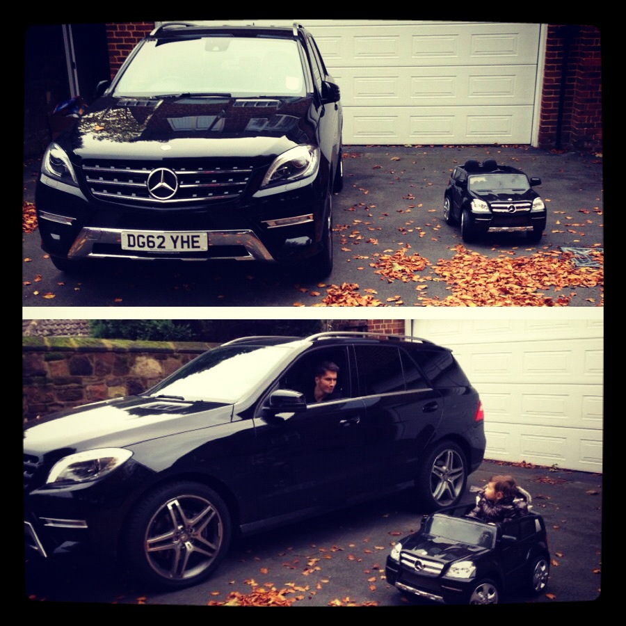 Celebrity Cars BlogMatching Mercedes ML’s For Nuri Sahin And His Son ...