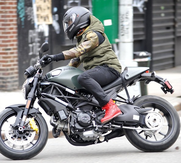 Usher Heads To Barney's On His Motorcycle | Celebrity Cars Blog